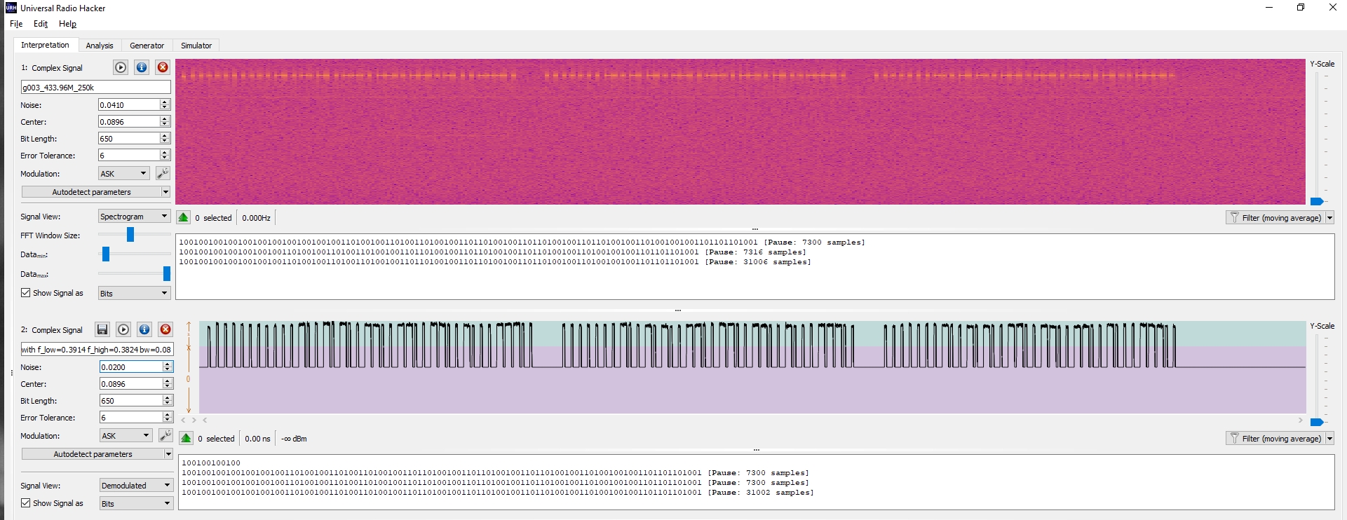 Manually Decoding ASK PWM Signals from rtl_433 Signal I/Q Sample Files using Universal Radio ...